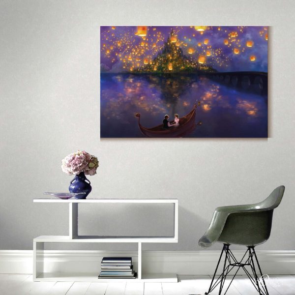 Tangled Movie Artwork Poster | Cartoon Poster Wall Art