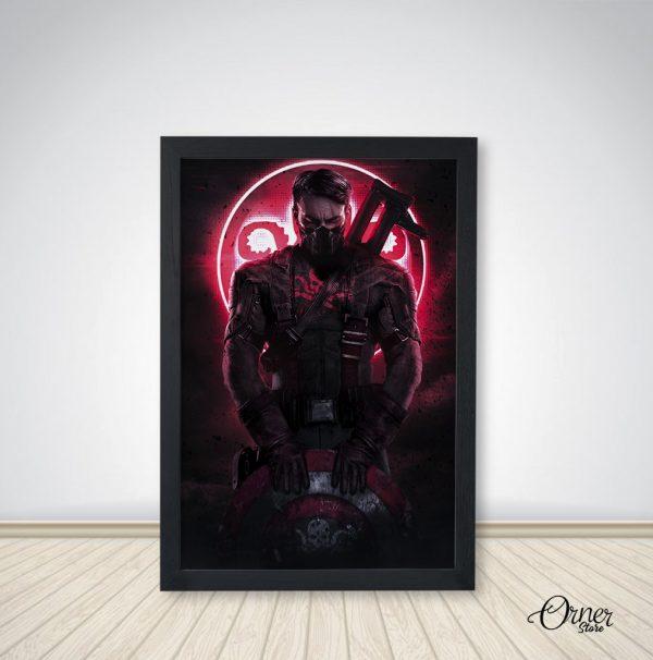 Captain Hydra Fan Art | Movies Poster Wall Art - Orner Store