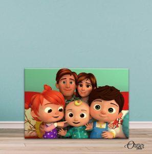 Coco Melon Family Poster , Cartoon Poster | Cartoon Poster Wall Art ...